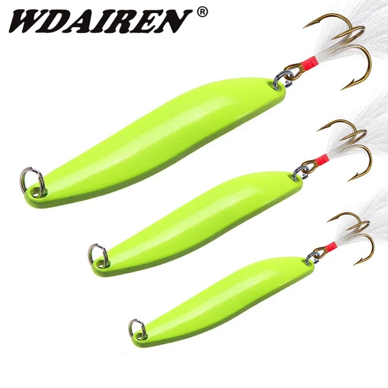 Светящиеся блесны WDAIREN 5г 7г 10г 13г 14g