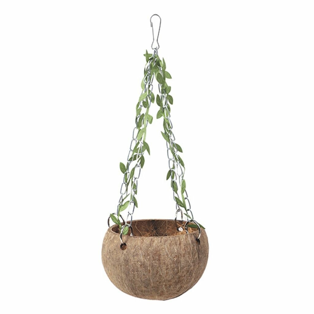 Кокосовое гнездо из скорлупы птиц, подвесной домик, игрушечная кровать для попугаев и зябликов в клетке