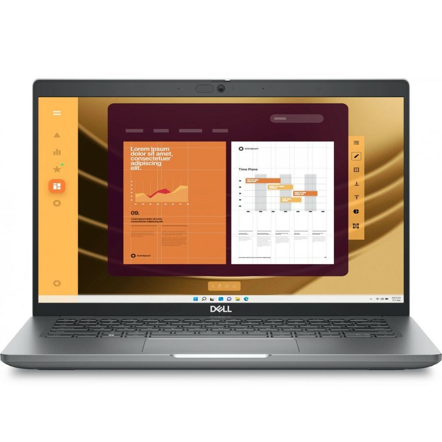 Ноутбук Dell Latitude 5450 14" WVA, Core Ultra 7 155H, 16GB DDR5, 512GB SSD, Intel Arc, Windows 11 Pro, grey (5450-7561)