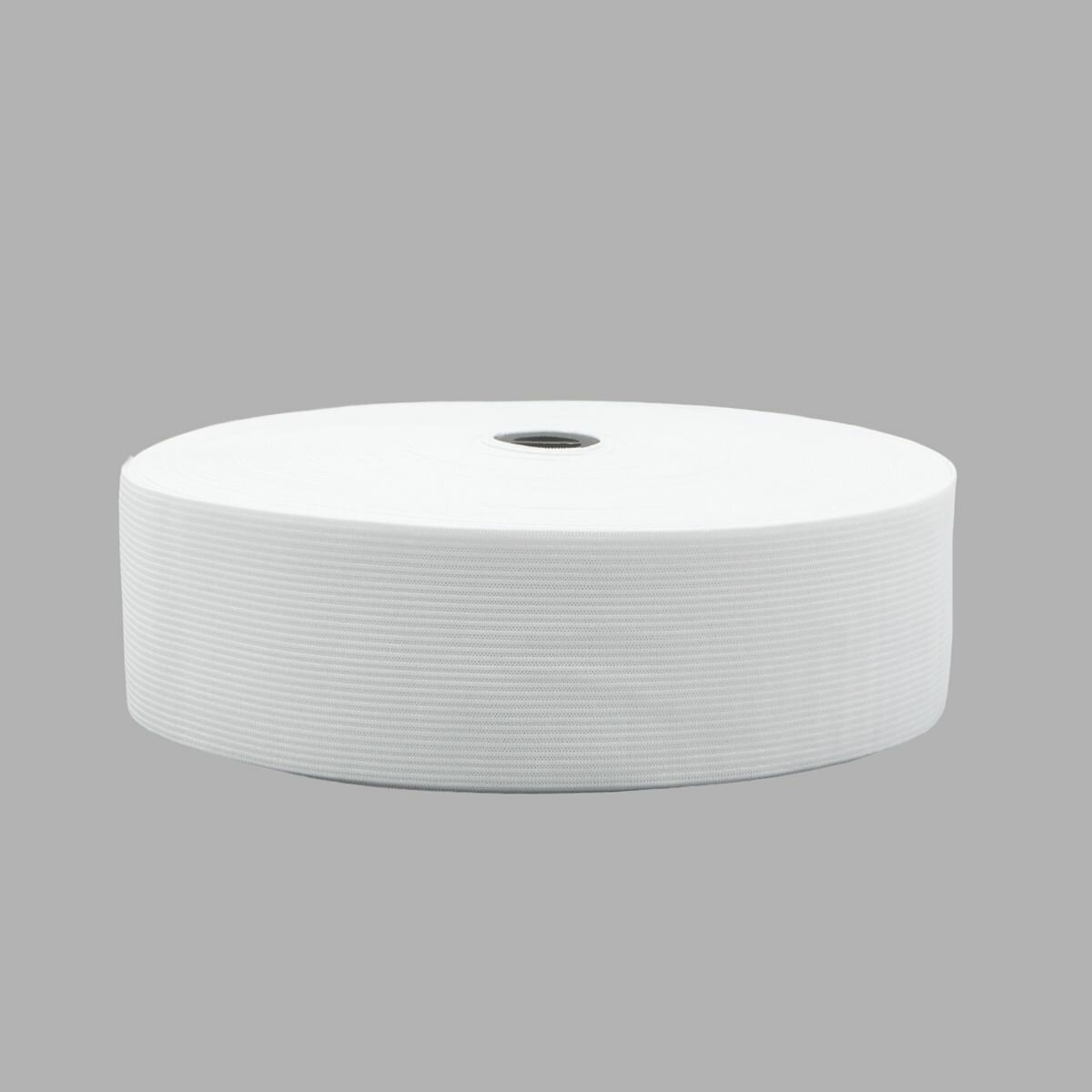 ТВ-50 Резинка вязаная 4,1 гр/см, эластичность 220%, 5 см*25 м (белый)