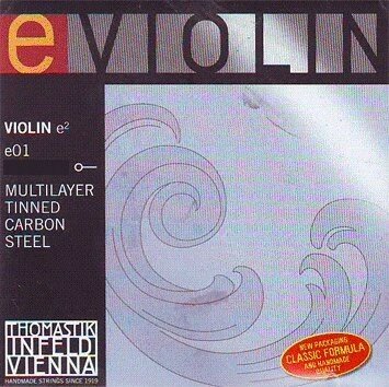 Струна отдельная скрипичная E01 Е(МИ) стальная, Thomastik