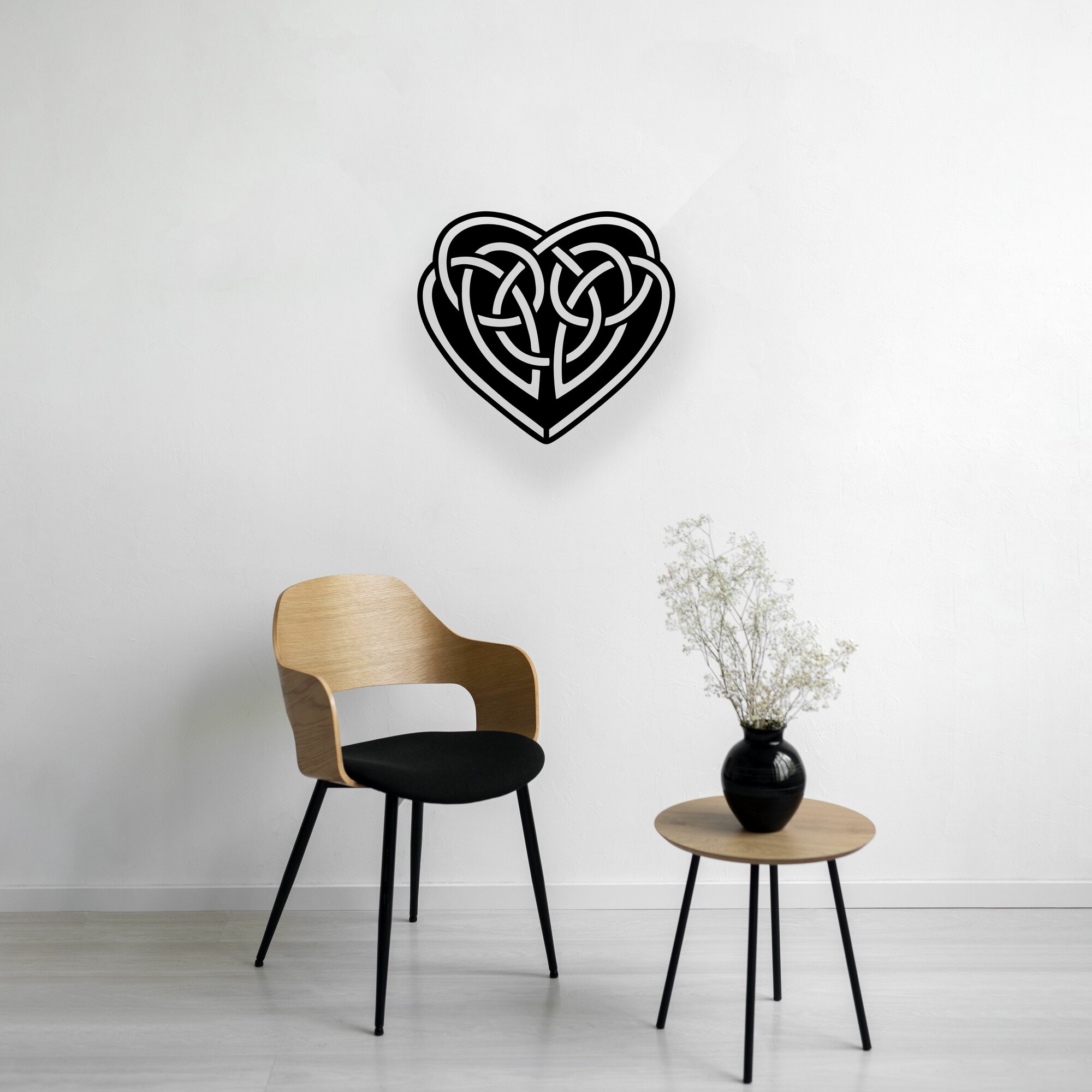 Кельтское сердце, символ материнства панно на стену, декорация настенная, декор для интерьера