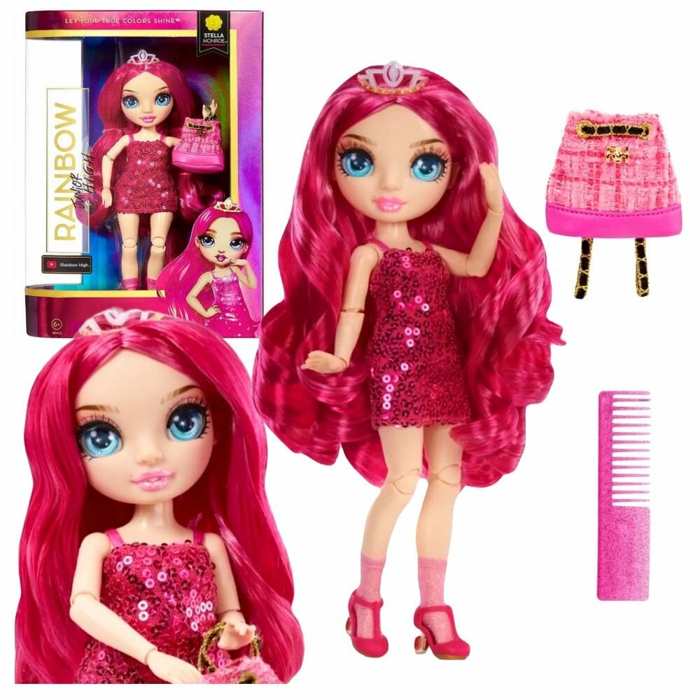 Кукла Rainbow High Junior - Модная кукла Стелла Монро с аксессуарами - Рейнбоу Хай 583004