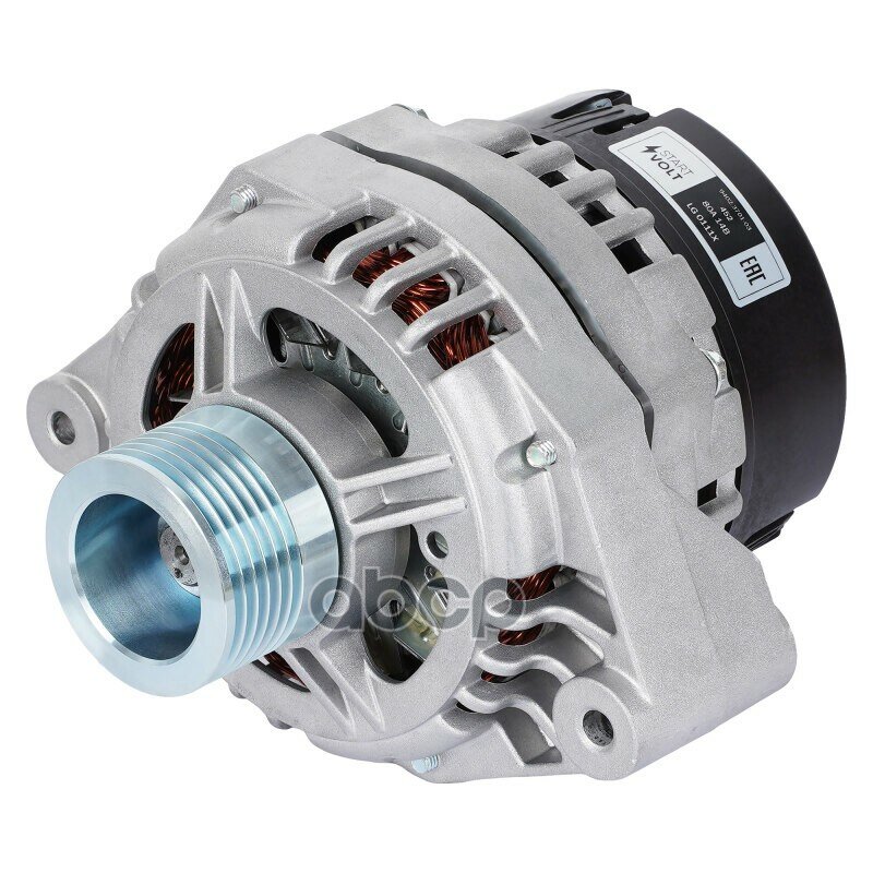 Генератор для а/м Лада 2110-2112/2170-2172 с комб. пр. с 2004г. 80A (LG 0111X) STARTVOLT арт. LG0111X