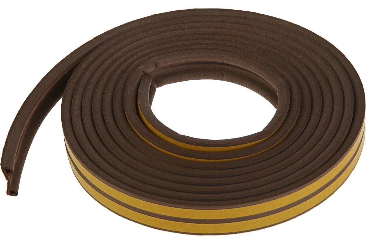 Classic ZOOM уплотнитель самоклеящийся P коричневый 100 м 9х5,5 мм 02-2-4-107