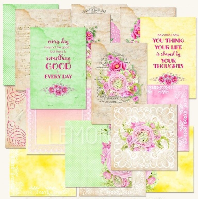 Карточки LD-FS02 Fresh Summer для скрапбукинга