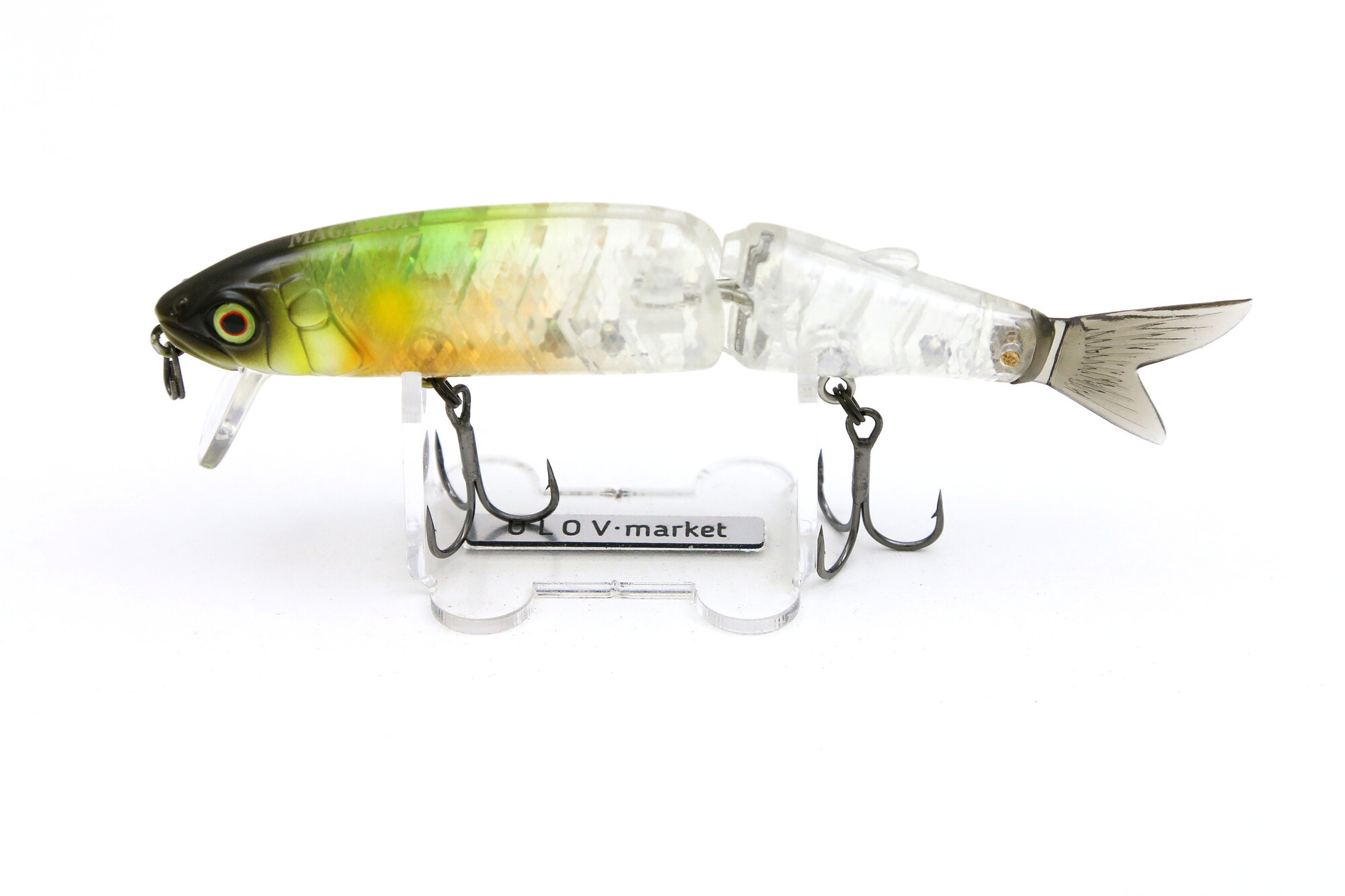 Воблер JACKALL Magallon Minnow 113SP 13.7г Загл. 0.5-1.0м #Skeleton ayu head