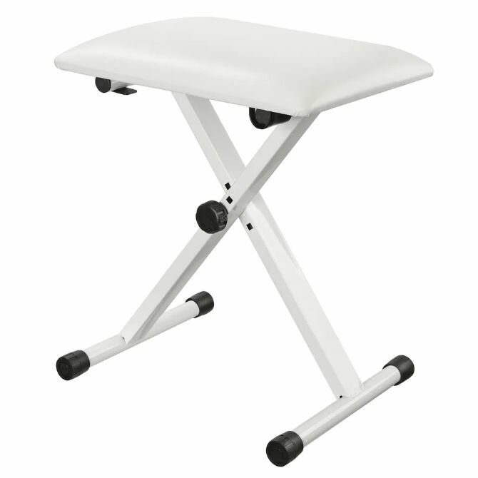 DEKGT JA-501 - Банкетка для пианино или рояля металлическая, три ступени регулировки высоты