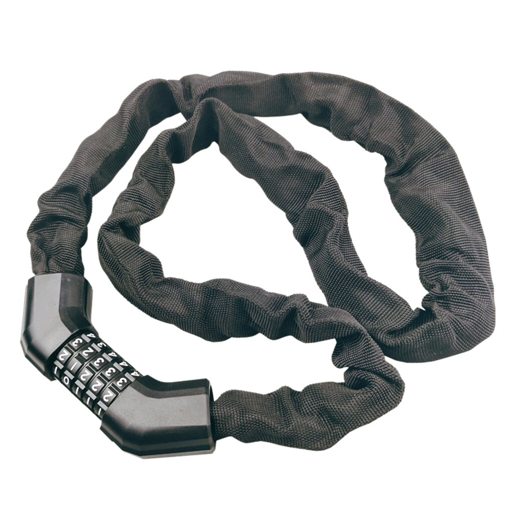 Замки Велосипедной Цепи, 5-Значный Велосипедный Замок С Кодовым Паролем С Возможностью Сброса, Сверхмощные Противоугонные Велосипедные Кабельные Замки