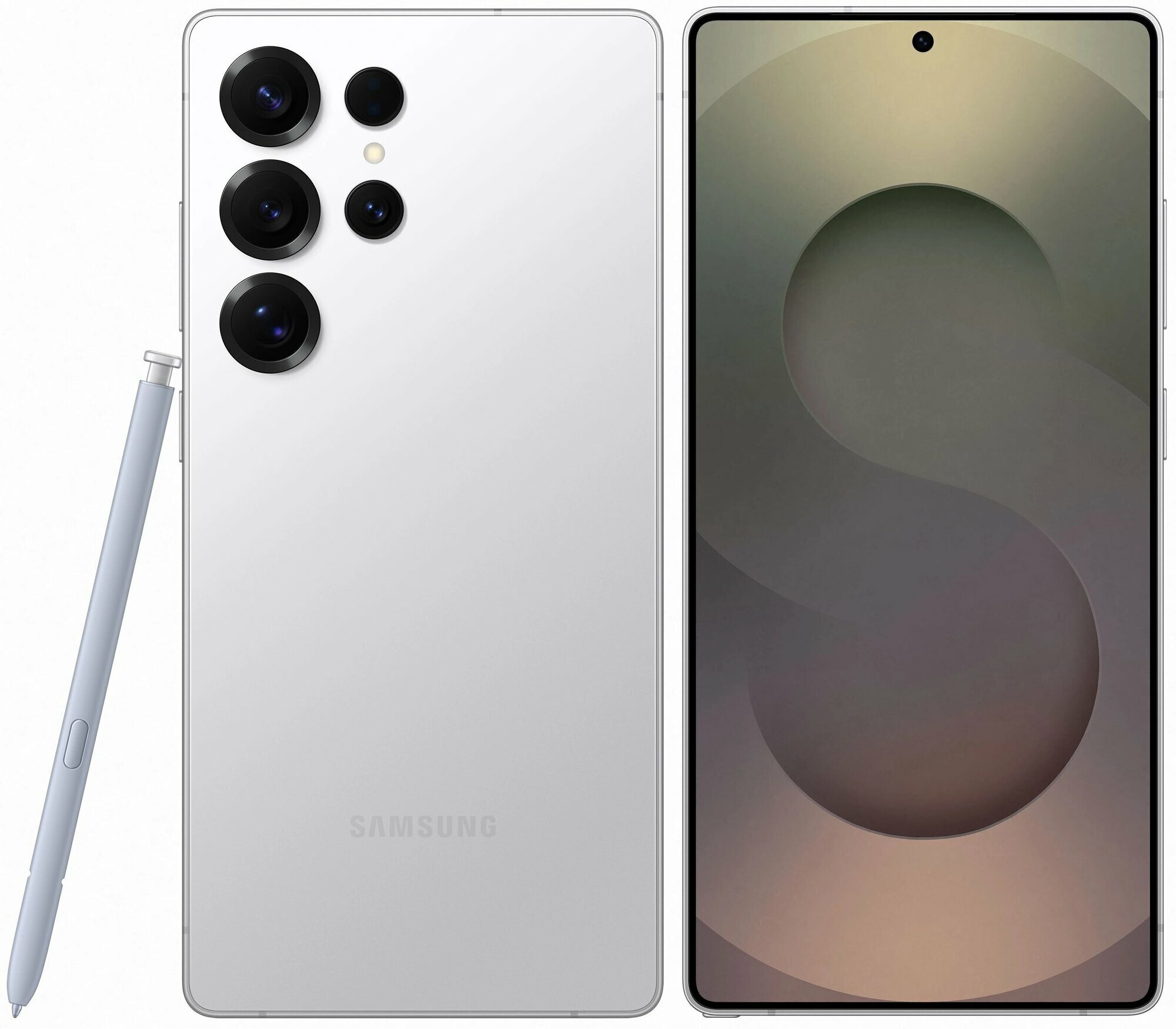 Смартфон Samsung Galaxy S25 Ultra 12/1024Gb Titanium White Silver, белый, 5G, Bluetooth 5.4, Wi-Fi, NFC