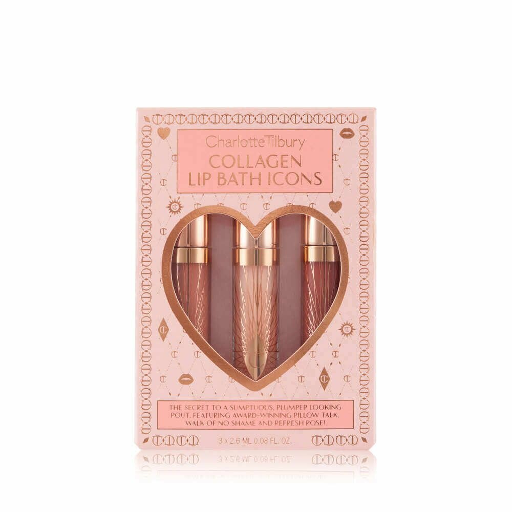 Подарочный набор блесков губ Charlotte Tilbury COLLAGEN LIP BATCH ICONS 3x2.6ml