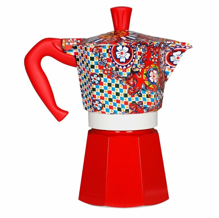 Гейзерная кофеварка Bialetti Moka Express Dolce&Gabbana Carretto Siciliano 5329