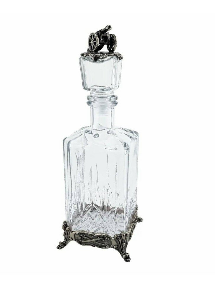 Штоф-графин на ножках "Пушка" (500мл)