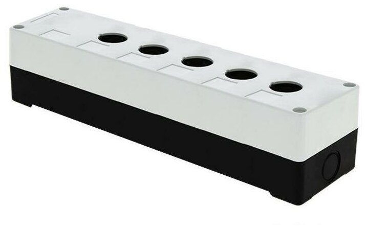 Cpb-105-w Корпус EKF PROxima КП105 пластиковый 5 кнопок белый