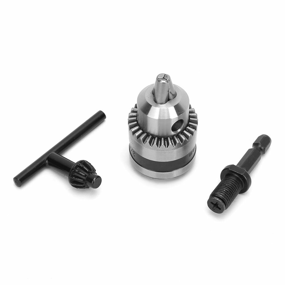 Легкий гаечный ключ сверлильный патрон 0,6-6 мм 3/8-24UNF + шестигранная головка 1/4, удлинитель резьбы 3/8