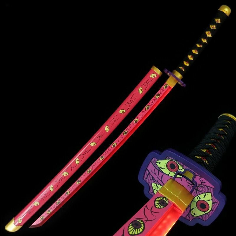 Светящаяся катана LED / катана клинок рассекающий демонов / Аниме для косплея и игрушки для мальчиков