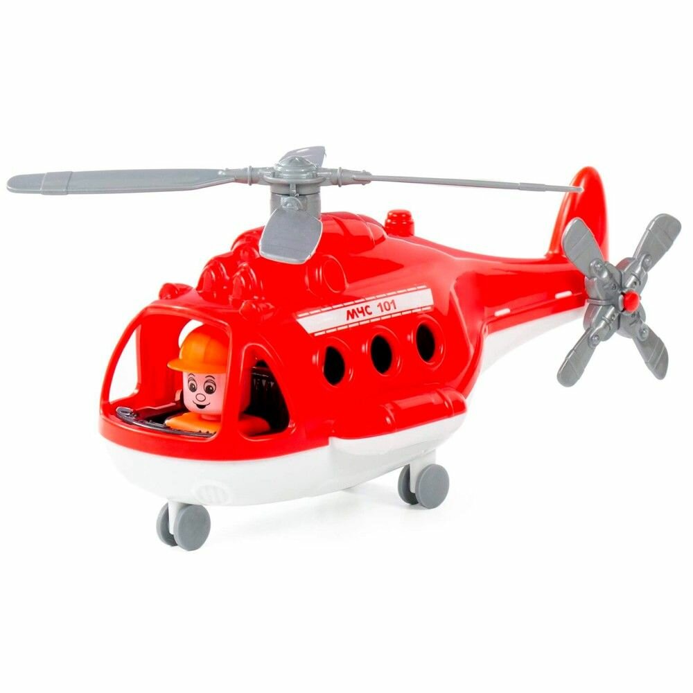 Вертолёт Полесье пожарный "Альфа" (в сеточке) (72382)