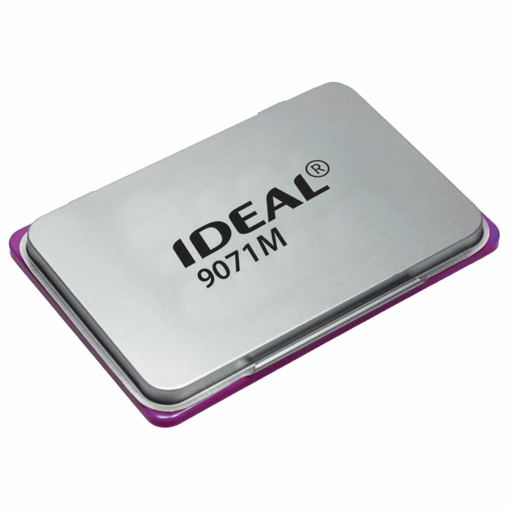 Штемпельная подушка Trodat 90х56 мм, металлический корпус, фиолетовая