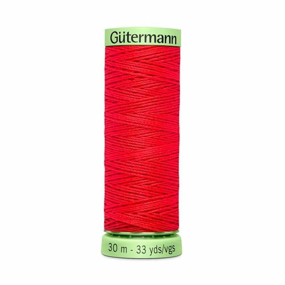 Декоративная нить Gutermann 30/30 м для отстрочки, цвет 016 красный коралл, 5 шт (3)