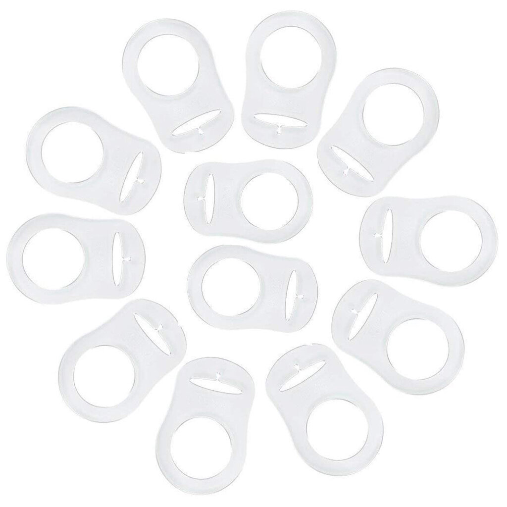 12шт Безопасное Силиконовое Уплотнительное Кольцо Для Детской Соски-Пустышки Держатель Адаптера Цепи Уплотнительное Кольцо для Младенца