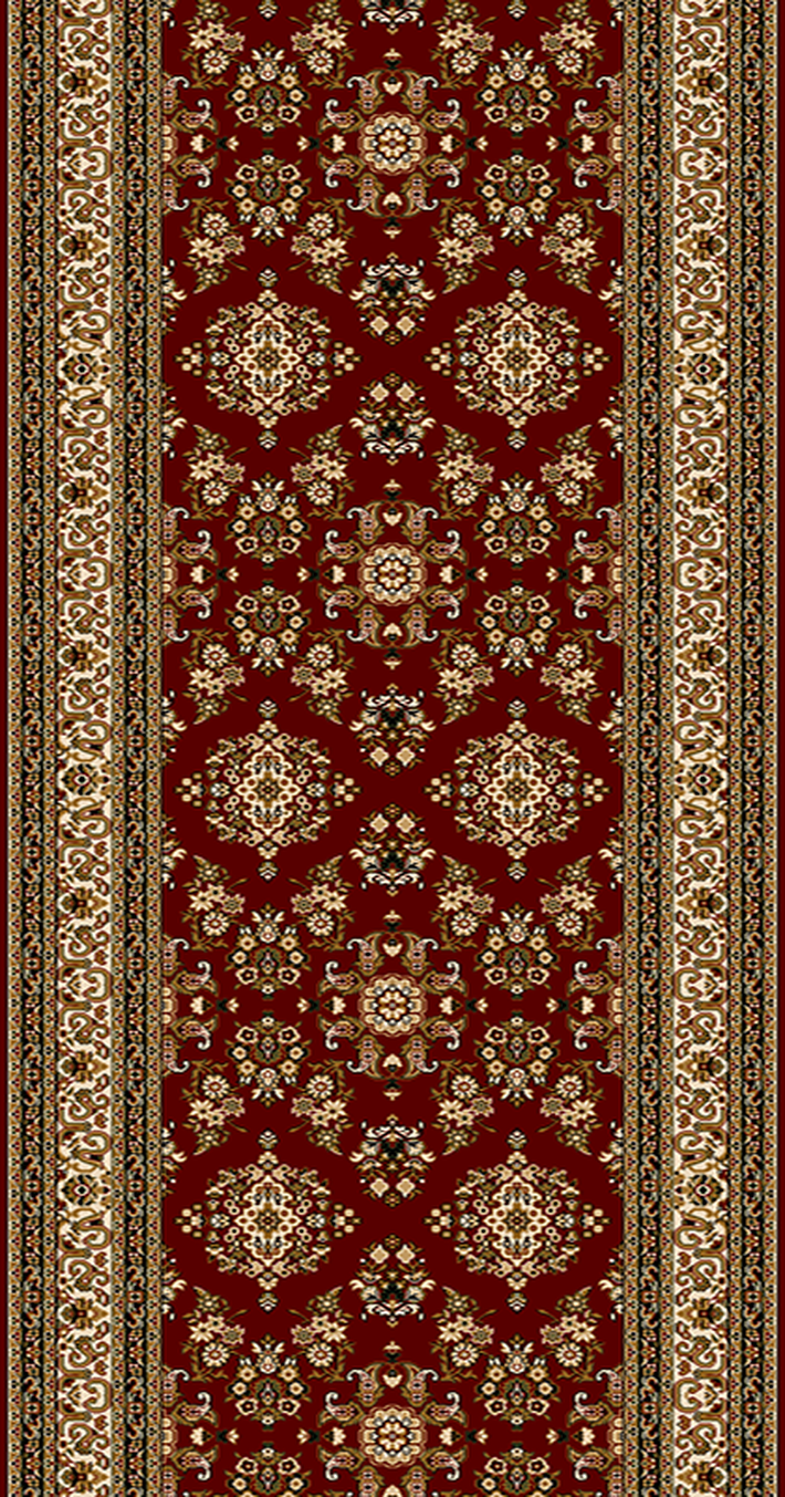Ковровая дорожка, Рулон, бордовый, бежевый, золотистый, черный, восточный, классический, на пол, в гостиную, спальню, в ассортименте (150 см. на 2500 см.)