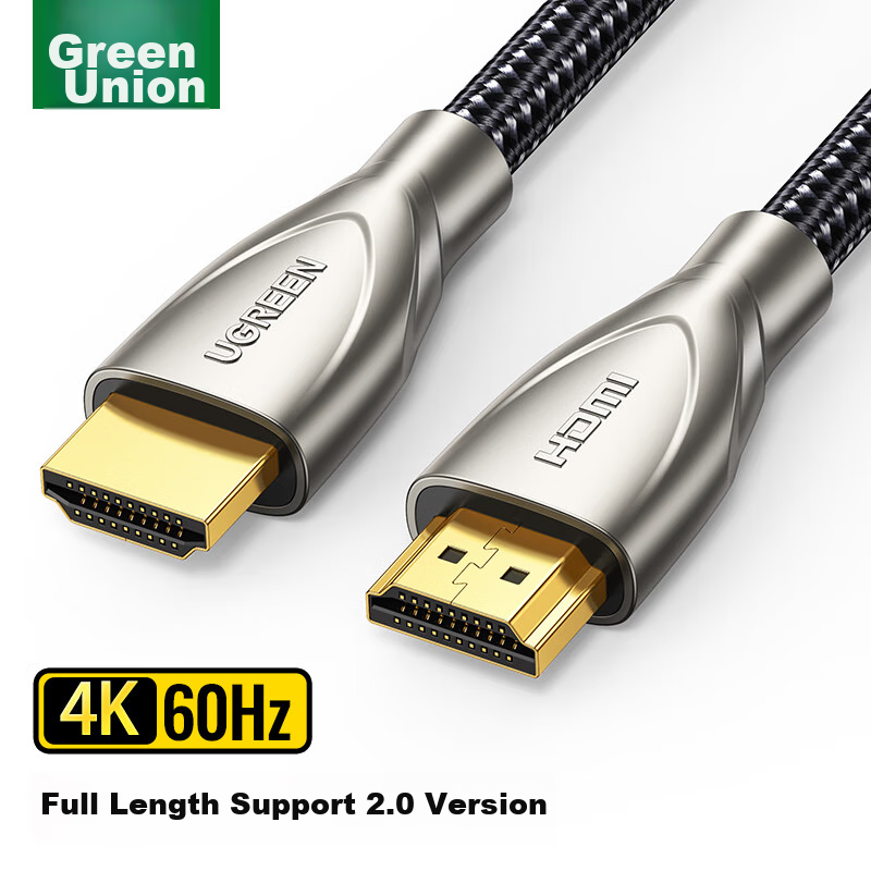 UGREEN HDMI Cable 2.0 Version, 4K60Hz 2K144Hz Digital High-Definition Cable, Computer Host Set-Top Box to TV Monitor Projector 3D Video Data Connection Cable, 15 Meters