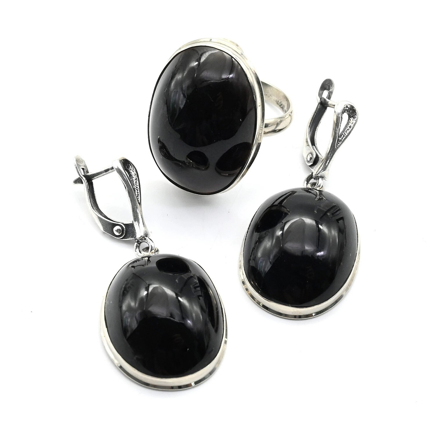 Комплект бижутерии, морион