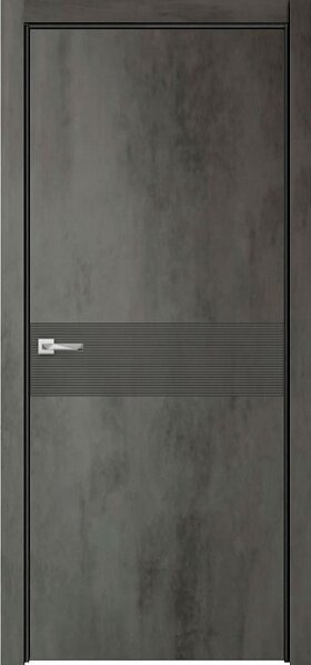 Межкомнатная Дверь Verda Севилья 17 Бетон Темный Глухая 2000х700мм (Полотно 1шт) / Верда.