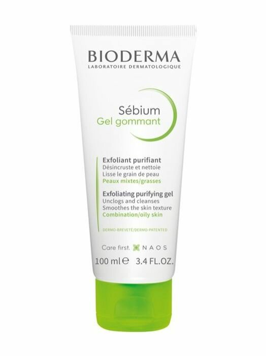 Биодерма Себиум Bioderma Sebium Гуммирующий гель 100 мл