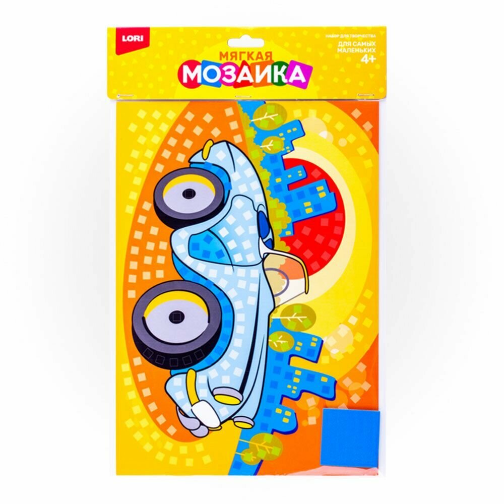 Мозаика LORI "Машинка", мягкая большая, от 4 лет (Кэ-009)