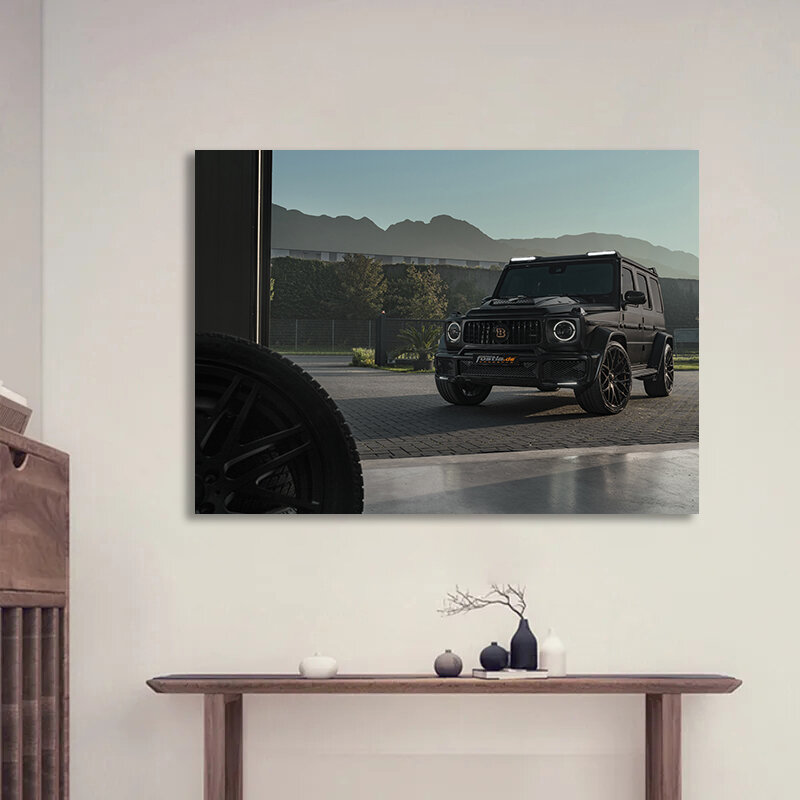 Картина авто / мерседес, картины на стену для интерьера / мужчине, 20х30 см.