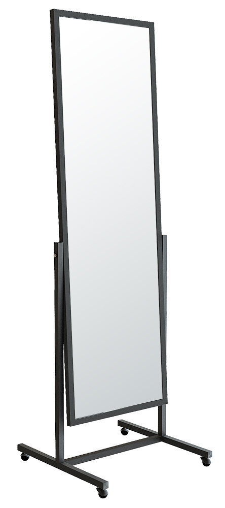 Зеркало напольное на колесах ST-03К рама - черная. Производитель товара - компания Westcom.