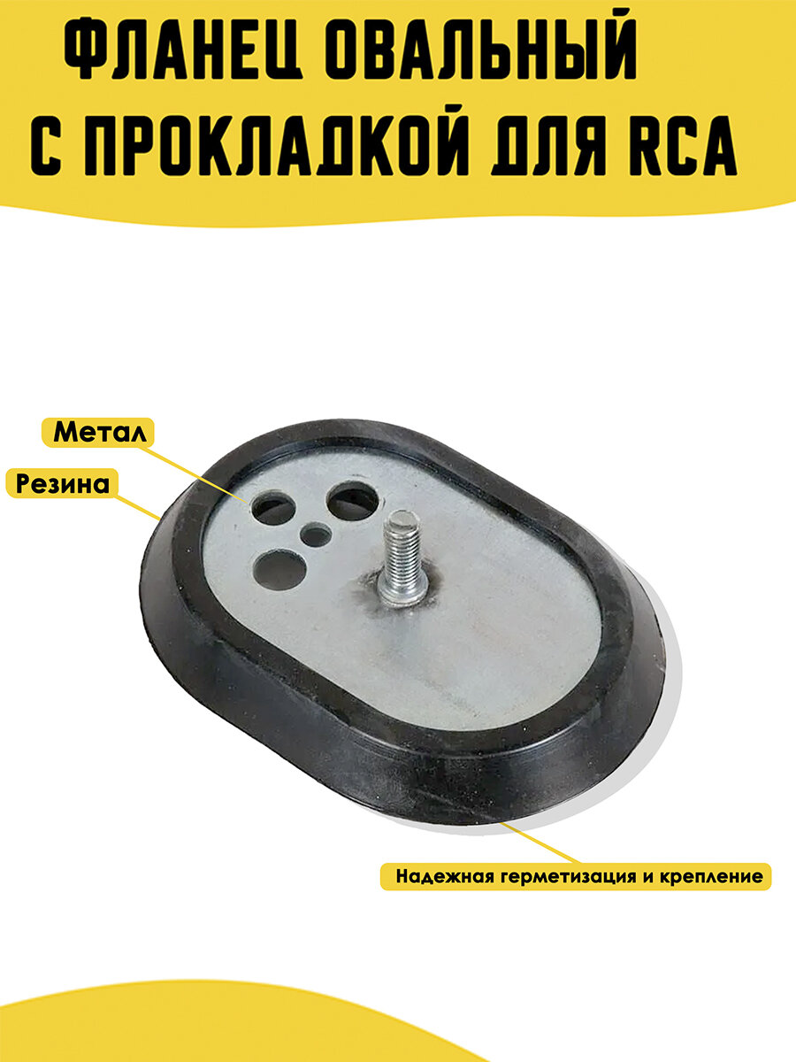 Фланец для водонагревателя овальный универсальный