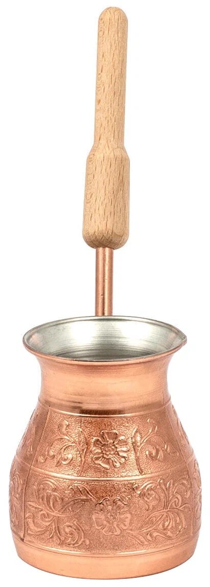 Турка Tima Утро Востока несъемная ручка 300 мл арт. УВ-300 медная