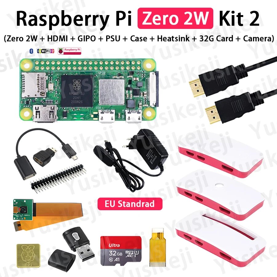 Raspberry Pi Zero 2 W Комплект ZERO 2W KIT 2 EU