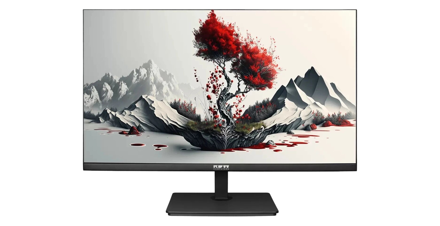 Монитор 23.8" RDW Computers RDW2401K, 1920х1080, 100 Гц, IPS, черный (2401k/f00в3100v2a1h)