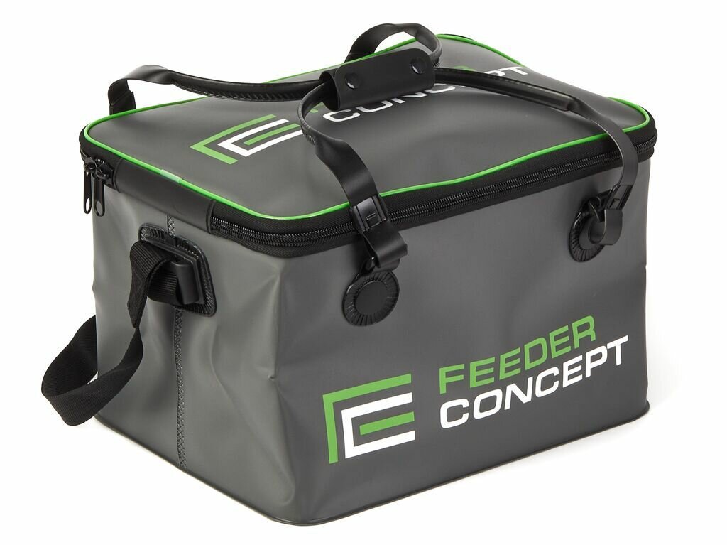 Сумка для рыбалки летняя походная Feeder Concept EVA 400x300x250, органайзер для снастей аксессуаров и принадлежностей водонепроницаемая наплечная