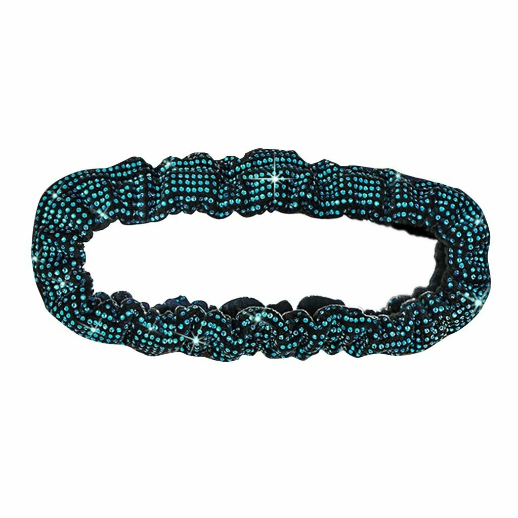 Набор бриллиантовых украшений для зеркала заднего вида в салоне автомобиля-Голубое озеро