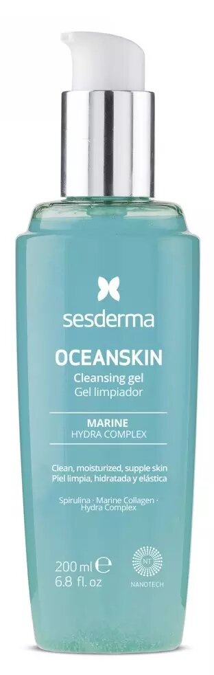 Гель SESDERMA Очищающий для снятия макияжа Cleansing gel OCEANSKIN, 200 мл