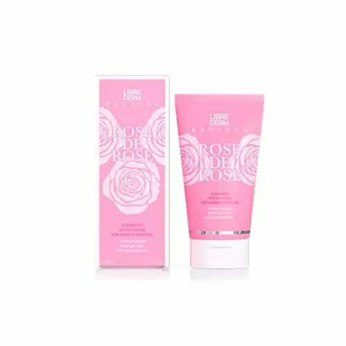 Очищающий крем-детокс с биокомплексом Librederm Rose de rose, 150 мл