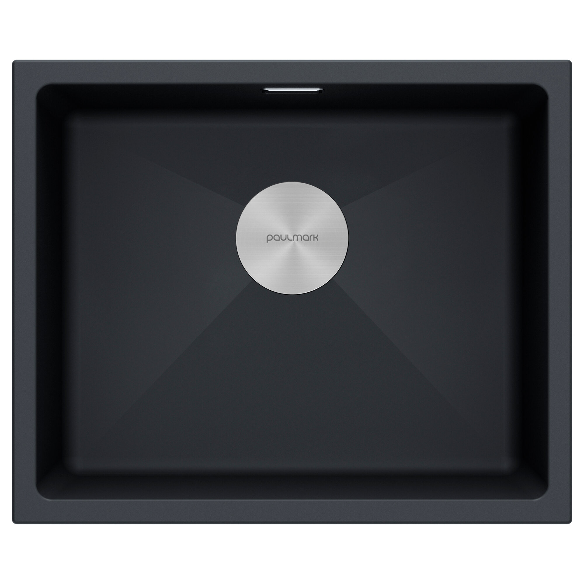 Кухонная мойка Paulmark LUMI 55UNI LU55-AN антрацит Искусственный камень