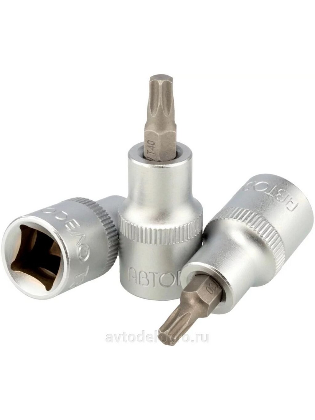 Головка торцевая с битой 1/2" Torx T10 "АвтоDело" (L=55 мм.)