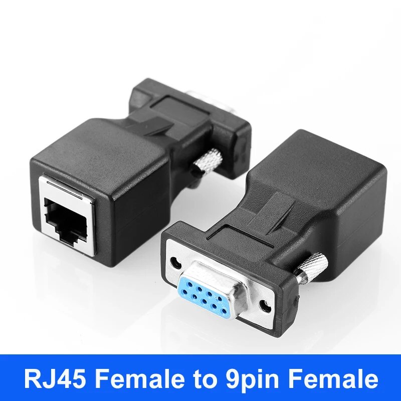 JCD Адаптер RJ45 на DB9 1 pair Female