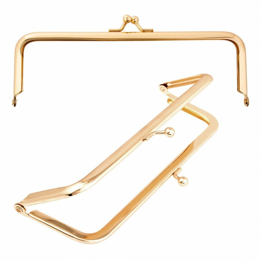 Фермуар Прямоугольник TBY.107956 160мм цв. золото уп.2шт