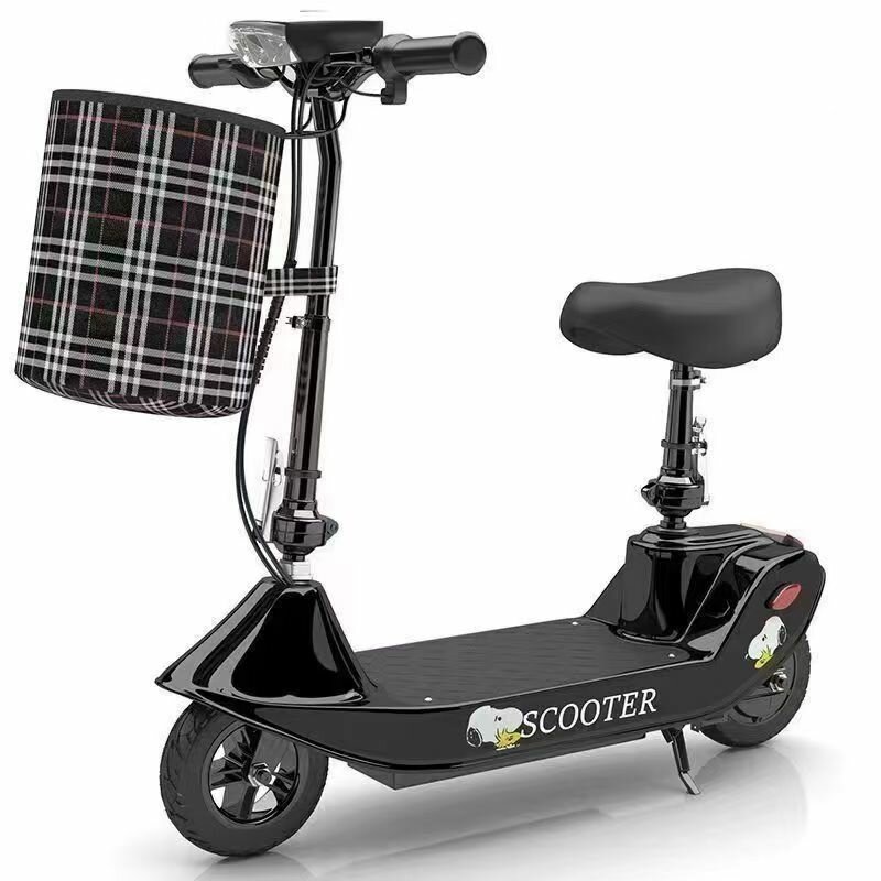 Электросамокат, максимальная нагрузка 100кг, мощность двигателя 350Вт, 35км/ч