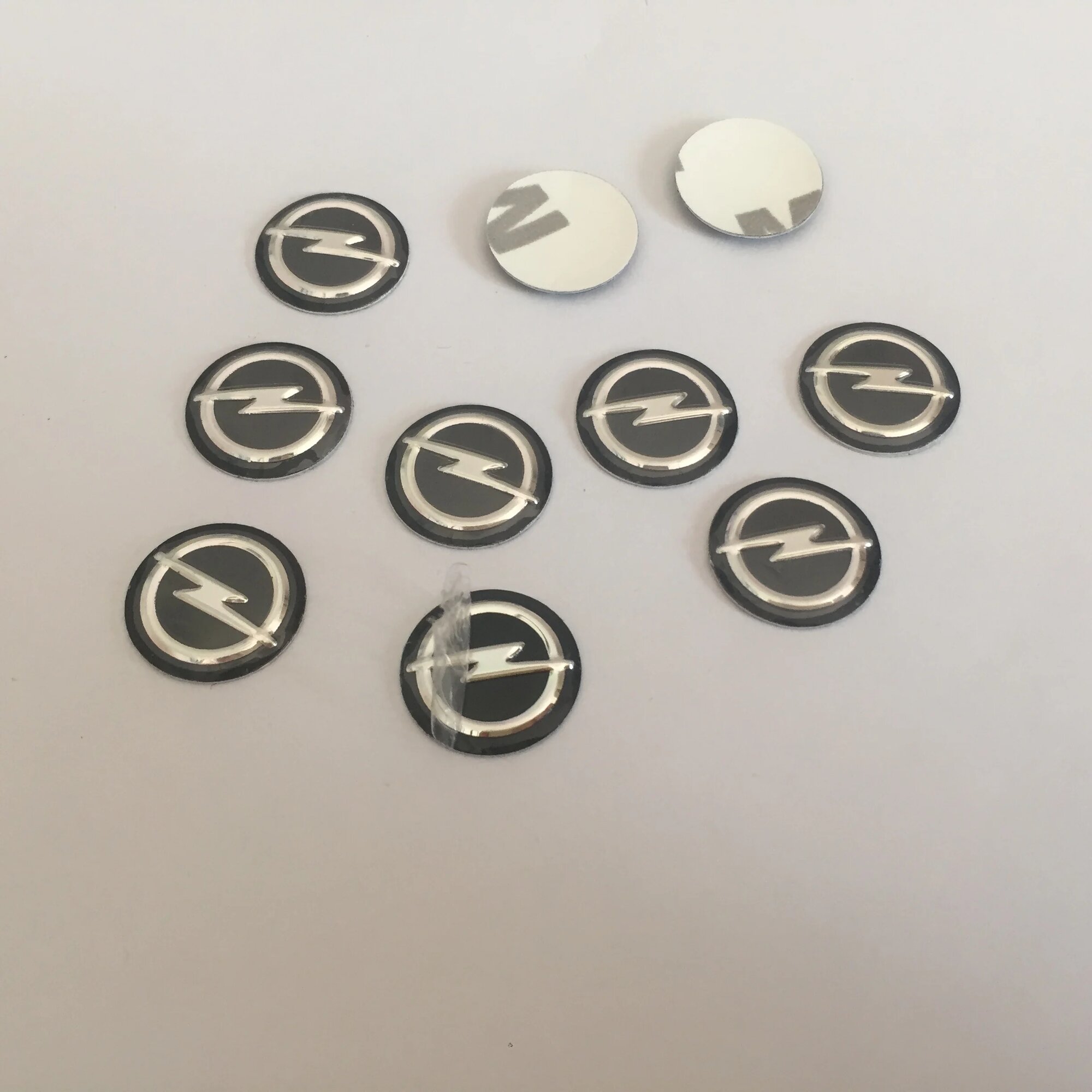 2 шт, 5 шт, 10 шт, 14 мм, автомобильный пульт дистанционного управления, эмблема, значок, радиокнопка, наклейка, замена для Astra Mokka Insignia Zafira Corsa Tigra 2pcs