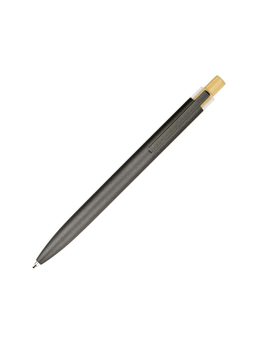 Ручка шариковая из переработанного алюминия «Blossom», цвет графит