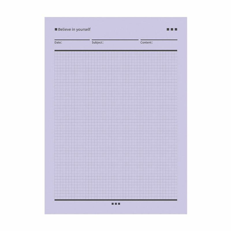 Отрывной блокнот с сеткой