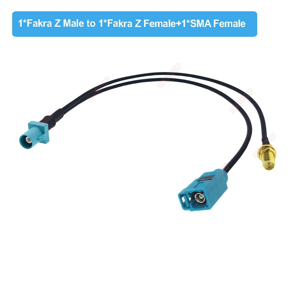 BEVOTOP BT2205-RG174 Удлинительный кабель навигации GPS 50см 0.3M, 1ZM to 1ZF 1SMA F