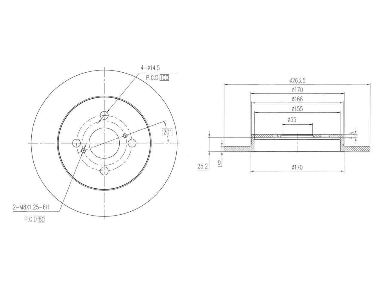 UNIO BRD-20580 (3502011G08 / 3502011S08) диск тормозной задний great wall hover m2 10-, wall hover m4 12-